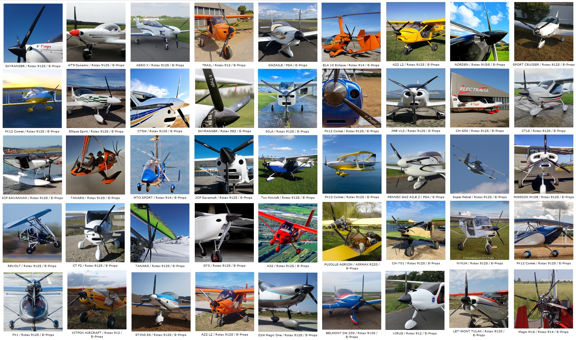 600 pictures of E-Props - E-PROPS Carbon-Titanium Propellers for Aviation