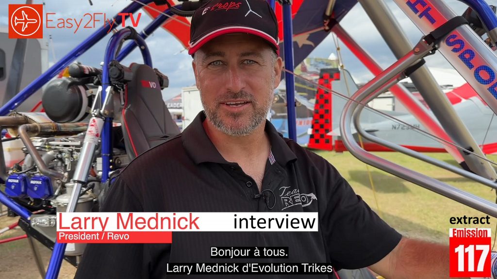 Larry Mednick, EVOLUTION TRIKES, presents the E-PROPS propellers during ...