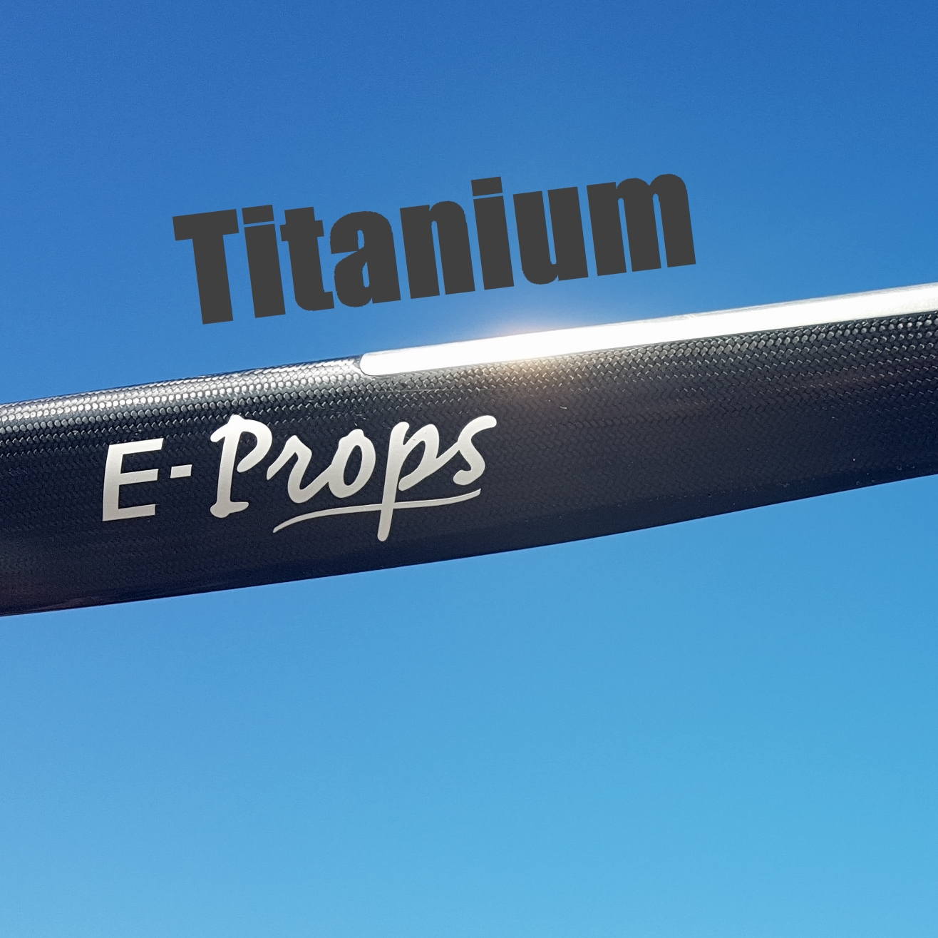 E-Props blades with Titanium leading edge protection - E-PROPS Carbon ...