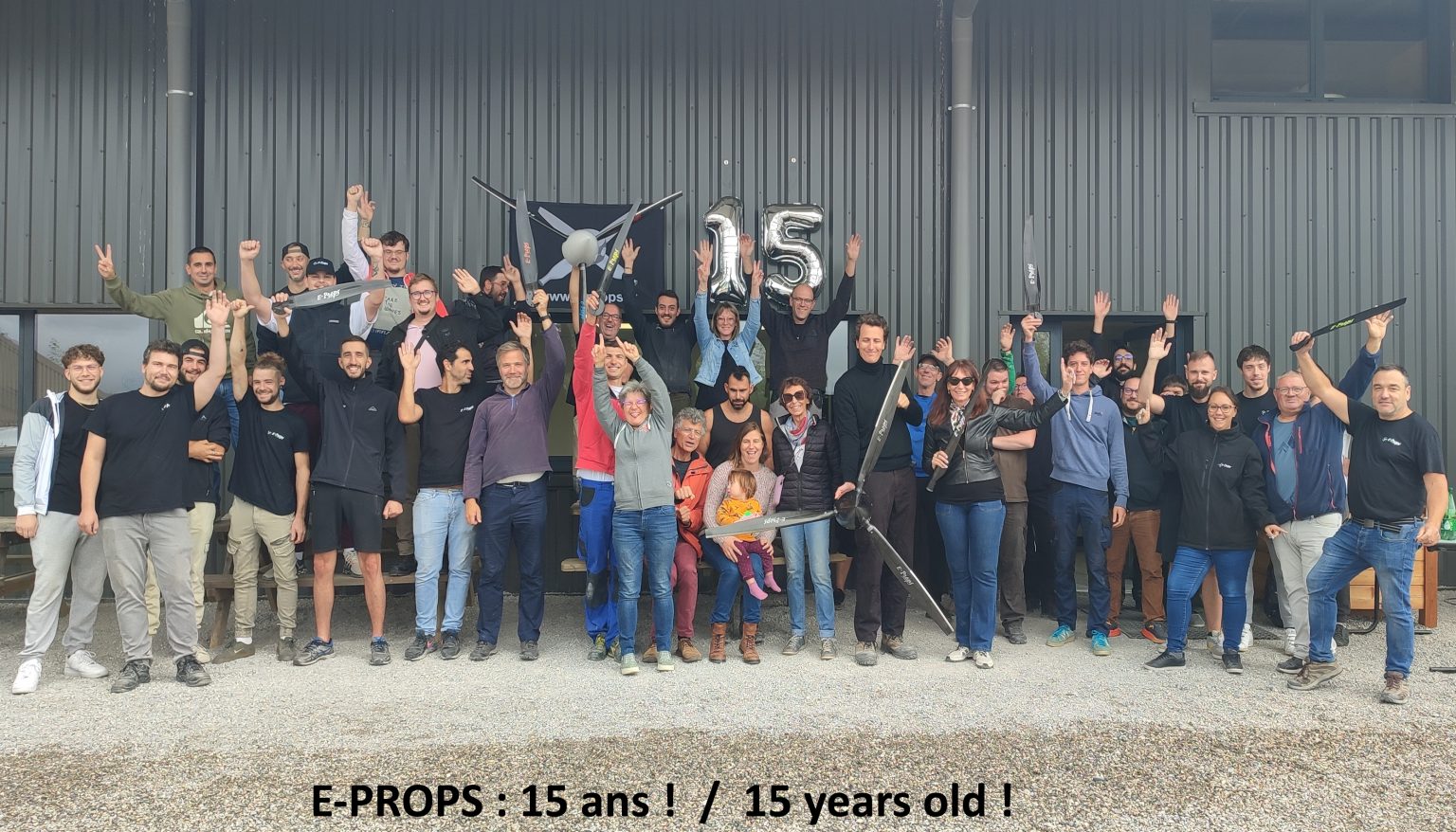 The great E-Props team - E-PROPS Carbon-Titanium Propellers for Aviation